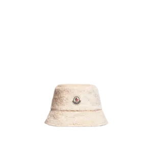 Moncler Teddy Bucket Hat - White
