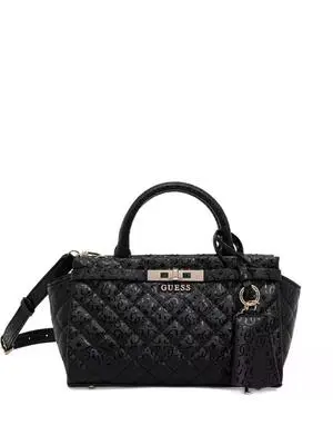 Guess Quilted Logo-pattern Tote