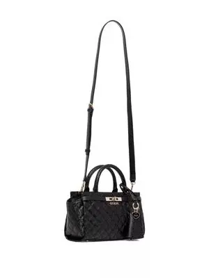 Guess Quilted Logo-pattern Tote