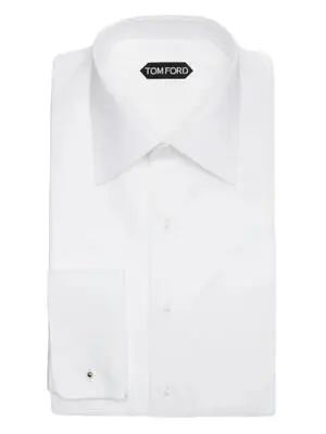 TOM FORD Cufflink Button-down Shirt - White