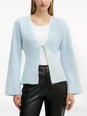 BOSS Flared-sleeves Cardigan With Tie Detail
