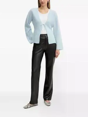 BOSS Flared-sleeves Cardigan With Tie Detail