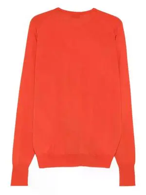 John Smedley Marcus Crew-neck Sweater - Orange