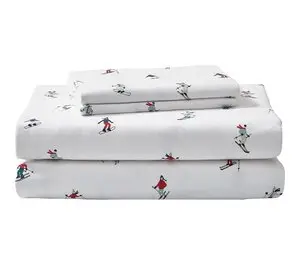 Eddie Bauer Ski Slope Cotton Twin Sheet Set - One-color
