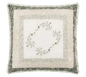 MODERN HEIRLOOM Harper Embroidered Square Pillo W - One-color