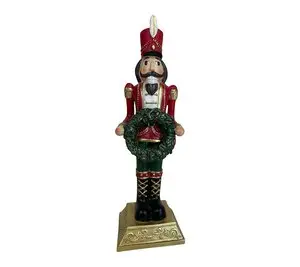 RC HOME DECOR 15' Nutcracker With Led Wreath Nu Tcracker Decor - One-color