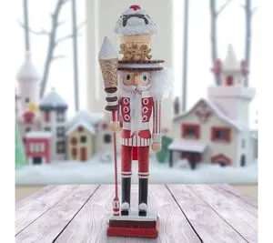 RC HOME DECOR 18' Candyland Nutcracker With Ice Cream Hat