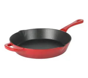 CROCK-POT Artisan 12in Enameled Round Skillet G Radient Red - One-color