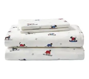 Eddie Bauer Ski Patrol Cotton Full Sheet Set - One-color