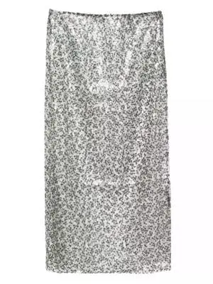 Christopher Esber Sequinned Midi Skirt