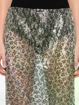 Christopher Esber Sequinned Midi Skirt