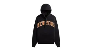 Kith X New York Knicks Madison Square Garden Nelson Vintage Hoodie - Black