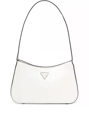 Guess Shoulder Bag With Logo - White