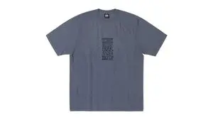 StÜssy Authentic Gear Pigment Dyed Tee Shirt - Navy Blue