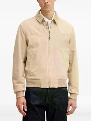 BENETTON Corduroy-collar Jacket - Neutrals