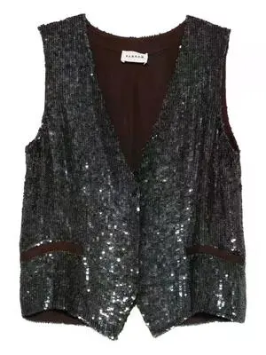 P.a.r.o.s.h Sequin Embellished Vest