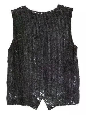 P.a.r.o.s.h Sequin Embellished Vest