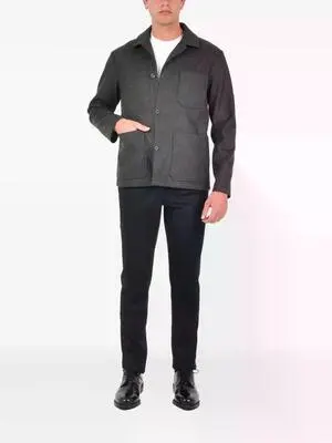 DRUMOHR Buttoned Patch-pocket Overshirt