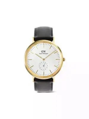 DANIEL WELLINGTON Watch With Leather Strap - White