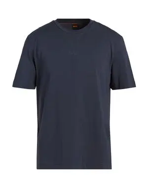 BOSS T-shirt Size Cotton, Elastane - Navy