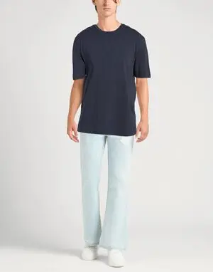 BOSS T-shirt Size Cotton, Elastane - Navy