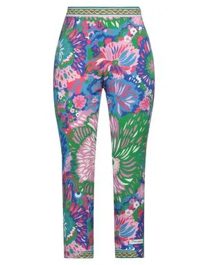Dolce & Gabbana Floral-print High-waisted Pants - Pink