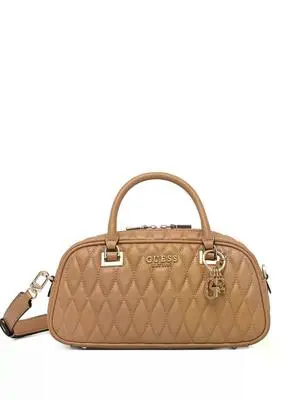 Guess Quilted Charm Tote Bag - Neutrals