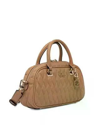 Guess Quilted Charm Tote Bag - Neutrals