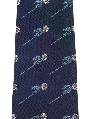 Paul Smith Floral-embroidered Neck Tie