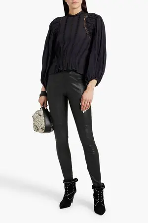 MARANT ETOILE Iany Leather Skinny Pants