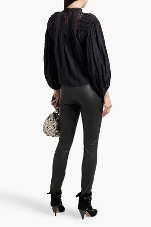 MARANT ETOILE Iany Leather Skinny Pants