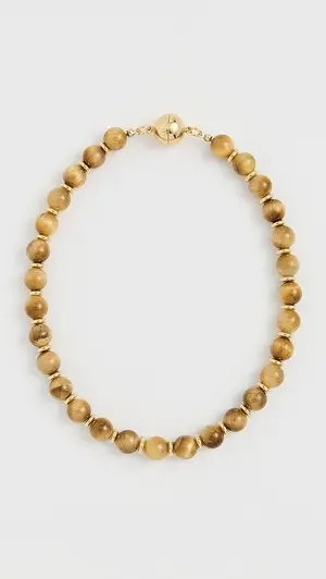 LELET NY Lena Stone Necklace - Pearl
