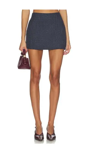 MORE TO COME Fawm Mini Skirt - Navy