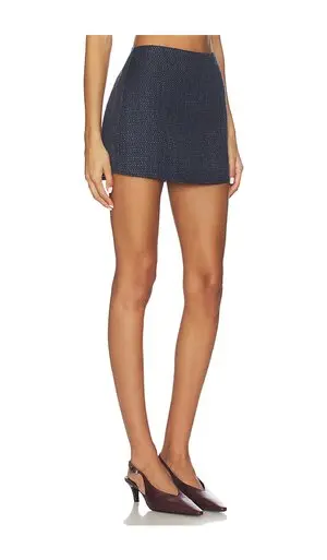 MORE TO COME Fawm Mini Skirt - Navy