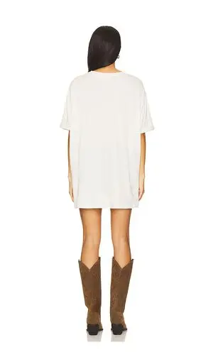 THE LAUNDRY ROOM Gone Country Oversized Tee In Cream