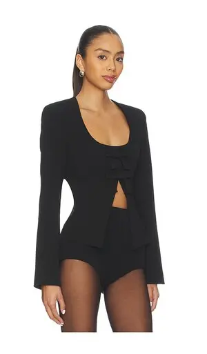 MORE TO COME Alicia Bow Front Top