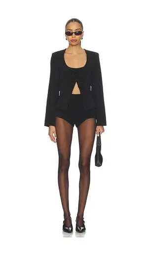 MORE TO COME Alicia Bow Front Top