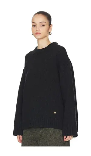 GANNI Chunky Wool Mix Sweater - Phantom