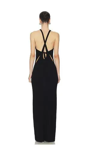 AYA MUSE Lira Cut-out Back Maxi Dress