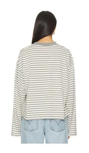 Lioness Bloom Long Sleeve Top - Ash Stripe