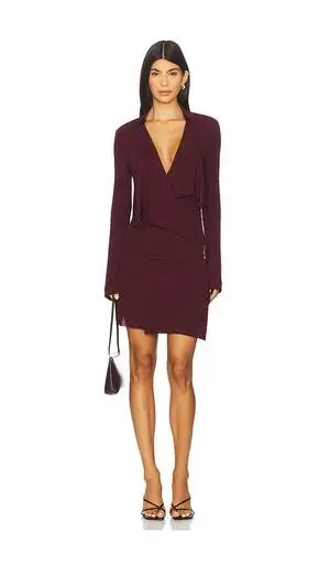 TYLER MCGILLIVARY Darcy Dress - Wine