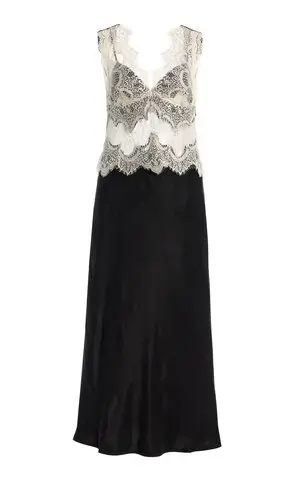 THIRD FORM Exclusive Visions Lace Midi Dress - Black
