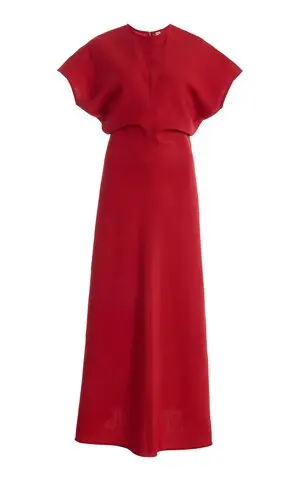 TOTÊME Slouch Waist Wool Dress