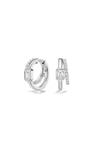 FIAMETTA 14k White Gold Diamond Earrings