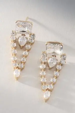 Nadri Crystal Drop Earrings