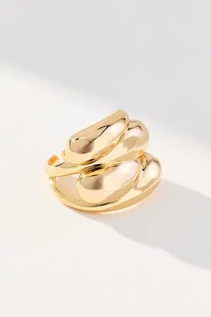 Anthropologie Classic Stacking Ring - Gold