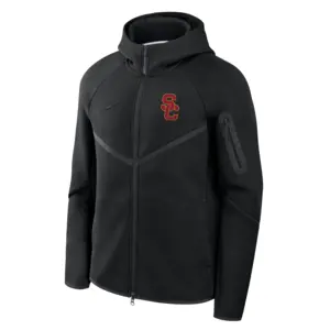 Nike USC Tech Fleece Windrunner Full-Zip Hooded Jacket Black