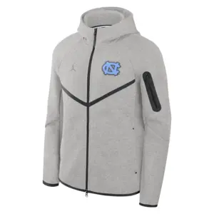 Nike North Carolina Tech Fleece Windrunner Full-zip Hooded Jacket - Grey