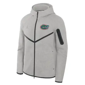 Nike Florida Gators Tech Fleece Windrunner Full-zip Hooded Jacket - Grey