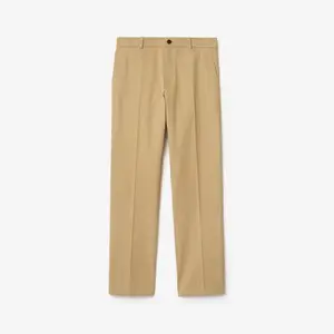 Burberry Cotton Twill Chinos - Hamper Beige